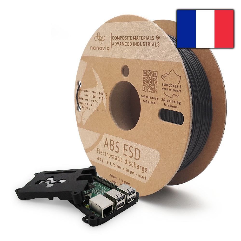 Filament ESD anti-électrostatique Nanovia 1.75 mm - 500g — Filimprimante3D