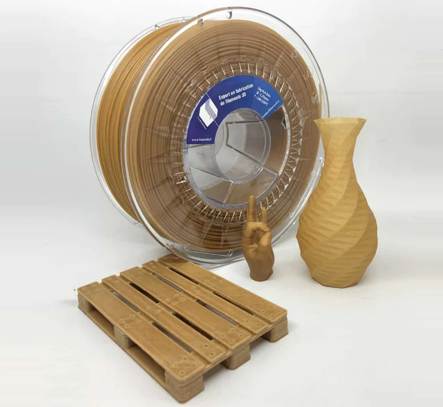 Filament Bois Francofil PLA & Co-produit PLA 1.75 mm - 750g ...
