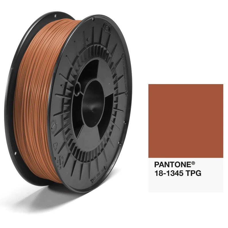 Pantone® 18-1345 TPG Brique PLA FiberForce 1.75 mm - 750g — Filimprimante3D