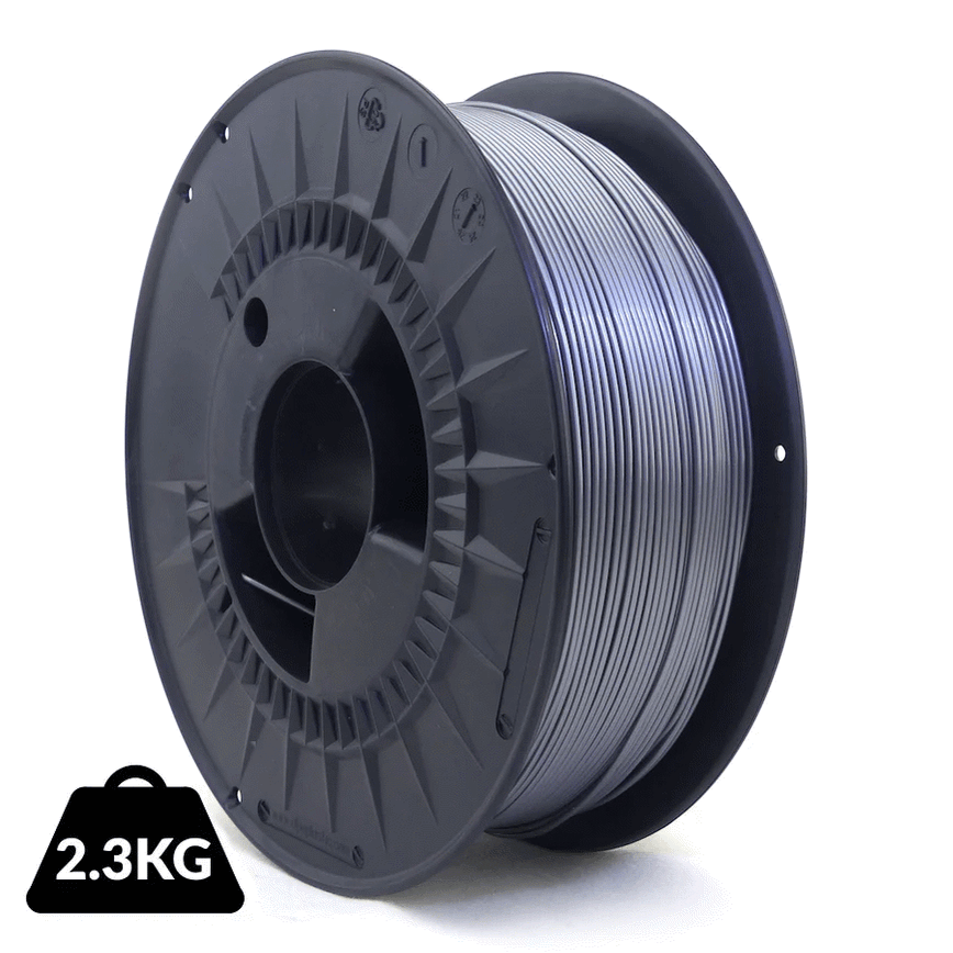 Fil 3D PETG 1.75 mm argent 2,3 kg - arianeplast — Filimprimante3D