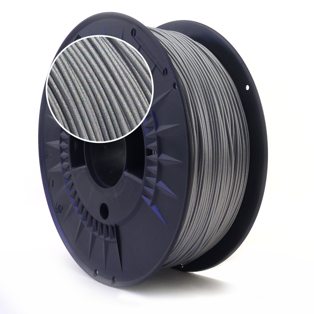 Fil PET-G aluminium métallisé 1.75 mm 1 kg- Arianeplast — Filimprimante3D