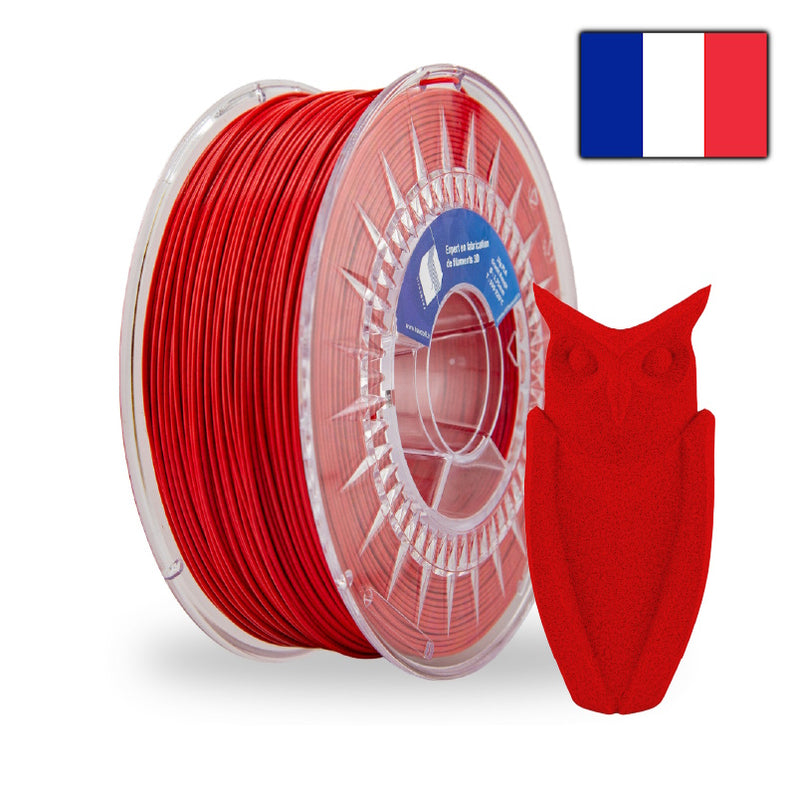 Filament PLA Granit Rouge Francofil 1kg / 1.75mm Fabriqué en France ...