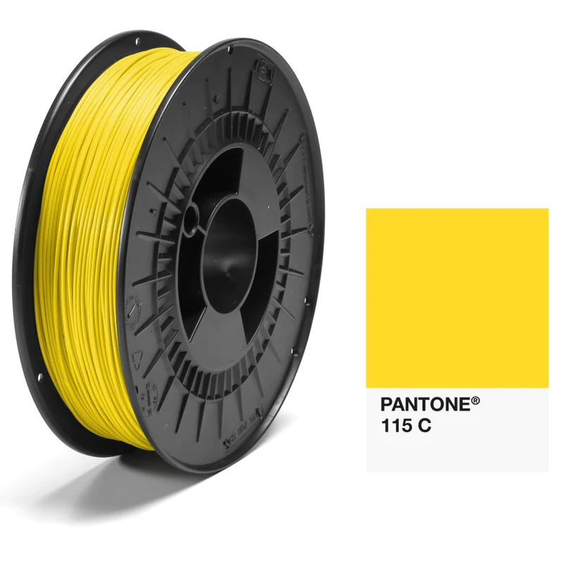 PLA Pantone® 115 C Jaune 1.75 mm FiberForce -750g — Filimprimante3D