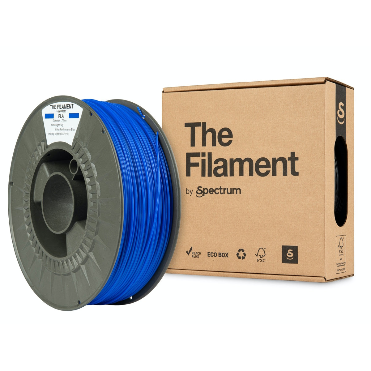 The Filament PLA 1,75 mm Performance Blue 1kg - Spectrum — Filimprimante3D
