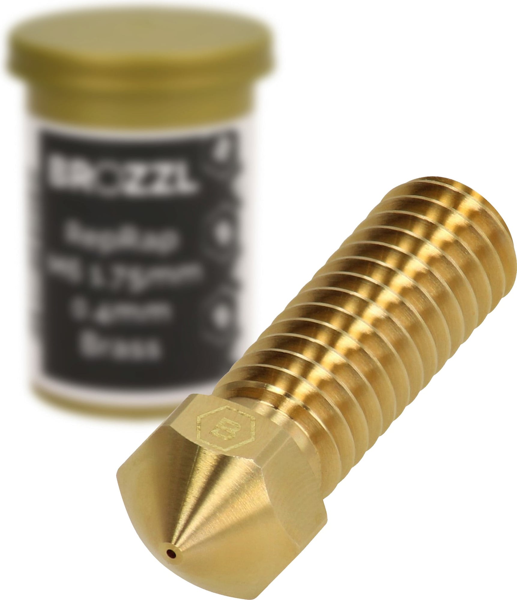 Buse Type Volcano M6 1.75 mm 0.60 mm laiton - Brozzl — Filimprimante3D